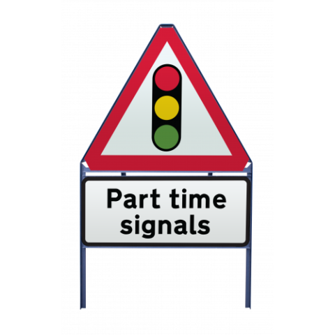 Traffic Light Ahead Sign