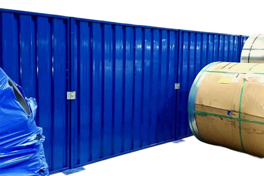 Portable & Permanent Steel Factory Partitioning