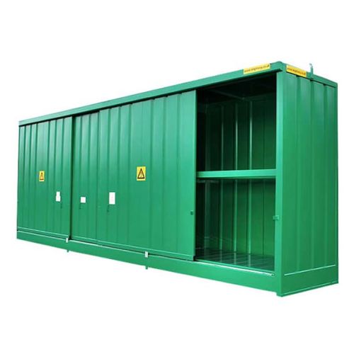 IBC & Drum Storage Cabinet - Holds 12x IBCs, 48x Drums