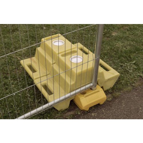 Buy Hi-Vis Plastic Heras Ballast Blocks For Mesh Fencing