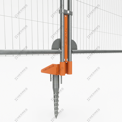 Mesh Fence Feet Stabilised Locking System