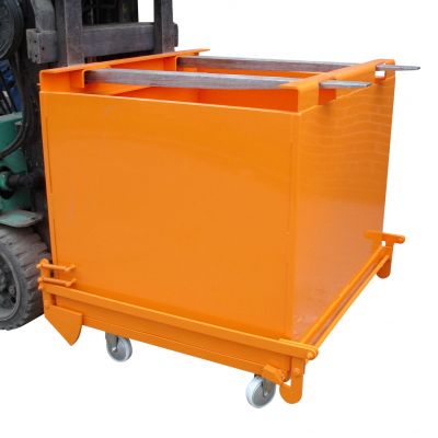 Telehandler Tipping Skip - Auto-Lock & Release