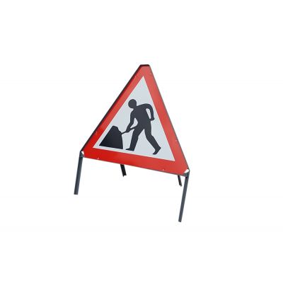 Triangular Temporary Sign Frame