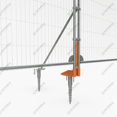 Mesh Fence Feet Locking System